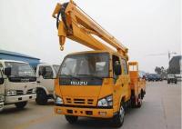 China 16m High Altitude Working Vehicle Telescopic Aerial Platform Truck 200kg Load 360 Rotation for sale