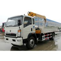 China Sinotruk HOWO 5 Ton Truck Mounted Telescopic Boom Crane 12m Lifting Height for Construction for sale