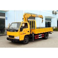 China JMC 2 Ton 3.2 Ton Truck Mounted Crane 4x2 Diesel Boom Truck 85KW for sale