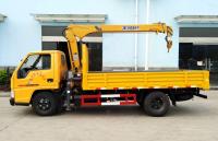 China JMC 2 Ton 3.2 Ton Truck Mounted Crane 4x2 Diesel Boom Truck 85KW for sale