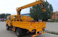 China Dongfeng 2 Ton Knuckle Boom Truck Crane 3 Arms 12m Lifting Height 360 Degree Rotation for sale