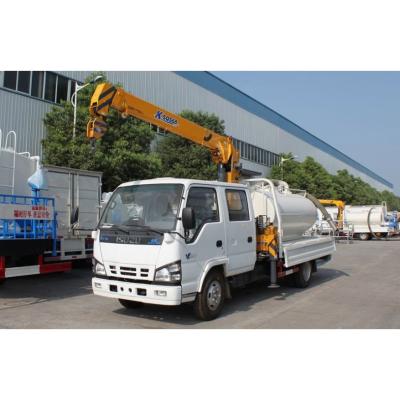 China JMC JAC 3 Ton Straight Boom Crane Truck 4x2 Diesel Euro 3 3308mm Wheelbase for sale