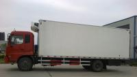 China Suzu 6 Tons Foton Refrigerator Van Truck 180HP 5600mm Wheelbase for Frozen Meat Vegetables for sale