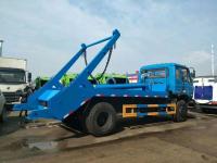 China Dongfeng 10 Cbm Pit Type Swing Arm Garbage Truck 190 HP 6 Wheels for sale