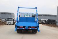 China 10cbm Dongfeng Swing Arm Garbage Truck 160HP Euro III Refuse Collection Vehicle for sale