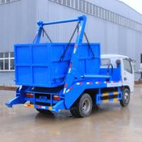 China Dongfeng 6cbm Swing Arm Garbage Truck 4X2 Refuse Collection Vehicle 120HP for sale