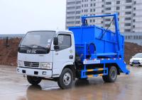 China Dongfeng 6cbm Swing Arm Garbage Truck 4X2 Refuse Collection Vehicle 120HP for sale