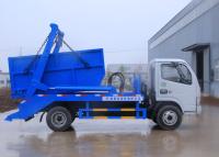 China Dongfeng 6cbm Swing Arm Garbage Truck 4X2 Refuse Collection Vehicle 120HP for sale