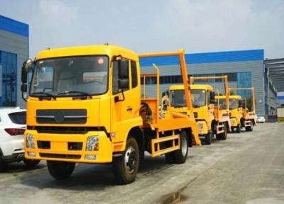 China Dongfeng Swing Arm Garbage Truck 10cbm Refuse Collection Vehicle 190HP Euro III for sale