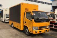 China Dongfeng 4x2 Mobile LED Advertising Truck Outdoor Super Bright P6 Display Billboard with 95HP Diesel Engine for sale