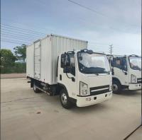 China 4x2 120HP Light Duty Cargo Box Truck 5000kg Payload Diesel Euro 5 for sale
