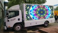 China FAW 4x2 Mobile LED Billboard Advertising Truck P6 Outdoor Screen 3840x1760mm High Brightness for sale