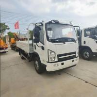 China 3 Ton Light Flat Bed Cargo Truck Diesel 143HP Manual Left Hand Drive 4x2 for sale