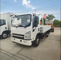 China 3 Ton Light Flat Bed Cargo Truck Diesel 143HP Manual Left Hand Drive 4x2 for sale