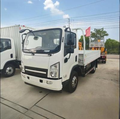 China 3 Ton Light Flat Bed Cargo Truck Diesel 143HP Manual Left Hand Drive 4x2 for sale