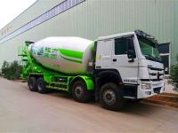 China HOWO 8x4 Concrete Mixer Truck 20cbm Cement Construction Vehicle 380HP for sale