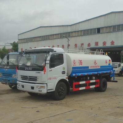 China Dongfeng 8000L Water Tank Truck 156HP Street Washing Spraying Delivery Vehicle for sale