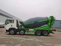 China HOWO 8x4 12cbm Concrete Mixer Truck 340HP Euro 3 Mobile Construction Vehicle for sale