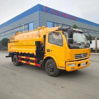 China Dongfeng 2cbm Water Tank Sewage Suction Truck 4x2 95hp Diesel Vacuum Tanker for sale