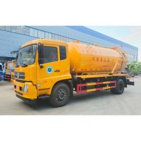 China Dongfeng 10000L Vacuum Sewage Suction Tanker Truck 180HP Diesel for Sludge for sale