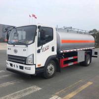 China 6CBM FAW Oil Tank Truck 4x2 Diesel Fuel Tanker with Dispenser 110HP for sale