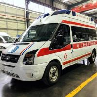 China ICU Type Ford Transit Ambulance 2835mm Wheelbase 3510kg GVW for Patient Transport for sale