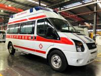 China ICU Type Ford Transit Ambulance 2835mm Wheelbase 3510kg GVW for Patient Transport for sale