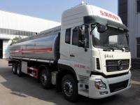 China Dongfeng 8x4 30000L Oil Fuel Tank Truck Euro 5 315hp Diesel Tanker for sale