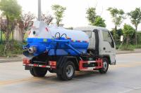 China Forland 2000L Sewage Suction Truck 4x2 Foton Chassis 120HP Diesel Vacuum Tanker for sale