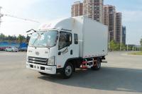 China FAW 2-5 Ton Refrigerated Freezer Truck 120HP Diesel Small Refrigerator Van Box Truck for sale