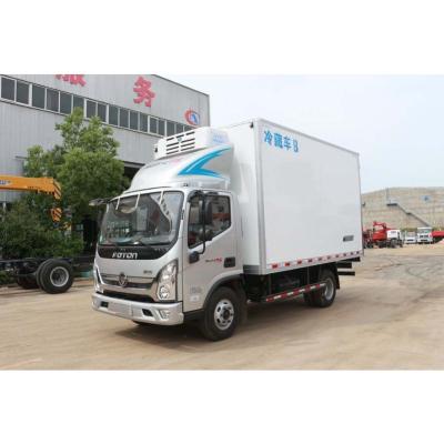 China Foton Light Duty Freezer Refrigerated Truck 4x2 120HP Euro II 4495kg GVW for sale