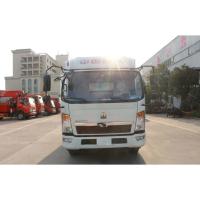 China HOWO 4 Ton Refrigerated Van Truck 120 HP Diesel Freezer Box for Frozen Food Transport for sale