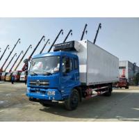China 12 Ton Refrigerator Truck 6.8m Freezer Cargo Van 180HP Diesel Engine for sale