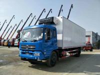 China 12 Ton Refrigerator Truck 6.8m Freezer Cargo Van 180HP Diesel Engine for sale
