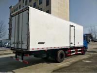China 12 Ton Refrigerator Truck 6.8m Freezer Cargo Van 180HP Diesel Engine for sale