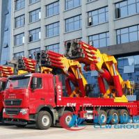 China HOWO Heavy Duty 100 Ton Truck Mounted Crane 10x4 Chassis 380HP Lorry Crane for sale