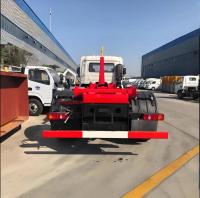 China 8-10 Cubic Meters Hook Arm Garbage Truck 15600kg GVW Hydraulic System for sale