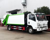 China 8m3 Compression Garbage Truck 4x2 JAPAN 700P 190hp for Hotels Garment Shops for sale