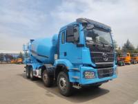 China Shacman 8x4 18 CBM Concrete Mixer Truck 375HP Euro 4 Heavy Duty Construction for sale