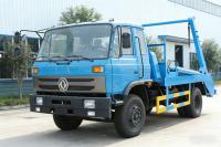 China Dongfeng 10 Cbm Pit Type Swing Arm Garbage Truck 190 HP 6 Wheels for sale