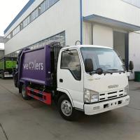 China Diesel Mini Rear Loader Garbage Truck 5cbm Refuse Collector 98HP Euro 4 for sale