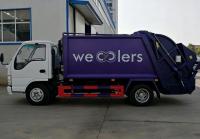 China Diesel Mini Rear Loader Garbage Truck 5cbm Refuse Collector 98HP Euro 4 for sale
