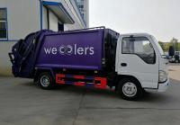 China Diesel Mini Rear Loader Garbage Truck 5cbm Refuse Collector 98HP Euro 4 for sale