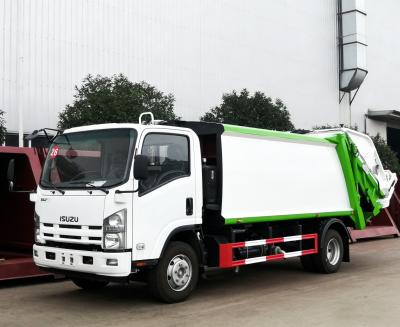 China 8m3 Compression Garbage Truck 4x2 JAPAN 700P 190hp for Hotels Garment Shops for sale
