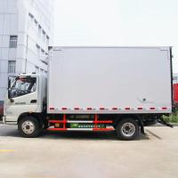 China Foton 130HP 4x2 2 Ton Refrigerated Truck with Carrier Cooler for Meat Fish Transport for sale
