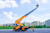 China HOWO Aerial Work Platform Truck 36m 50m High Altitude Bucket Vehicle with Auto Balance for sale
