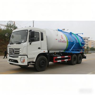 China Dongfeng 18cbm Sewage Vacuum Truck 6x4 260hp Sewer Cleaning Tanker for Industrial Waste for sale