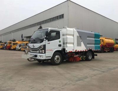 China Dongfeng 3 CBM Small Road Sweeper Truck Mounted Street Sweeper 99 HP for sale