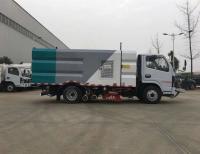 China Dongfeng 3 CBM Small Road Sweeper Truck Mounted Street Sweeper 99 HP for sale