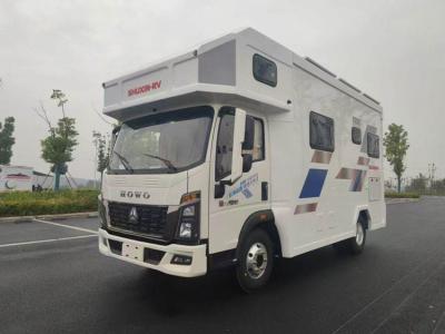 China Compact Campervan Truck 4 Passenger 2.5T Diesel RV with 400W Solar Panel for sale